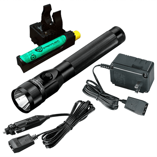 Streamlight Stinger DS LED Rechargeable 350 Lumen Flashlight w/ 120/100 ...