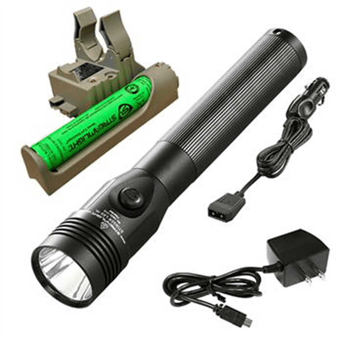 Streamlight Stinger LED HL Rechargeable Flashlight, 800 Lumen, 12V DC ...