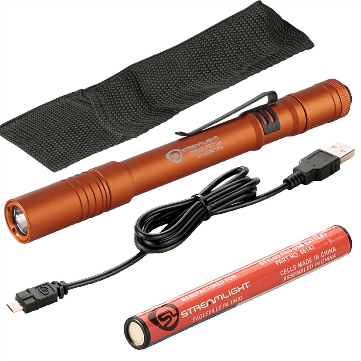 Streamlight Stylus Pro USB LED 350 Lumen Penlight with USB Charge Cord ...