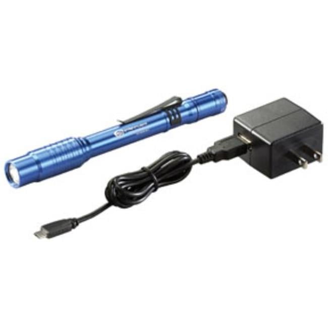Streamlight Stylus Pro USB Rechargeable Penlight, 120V AC Adapter, Blue ...