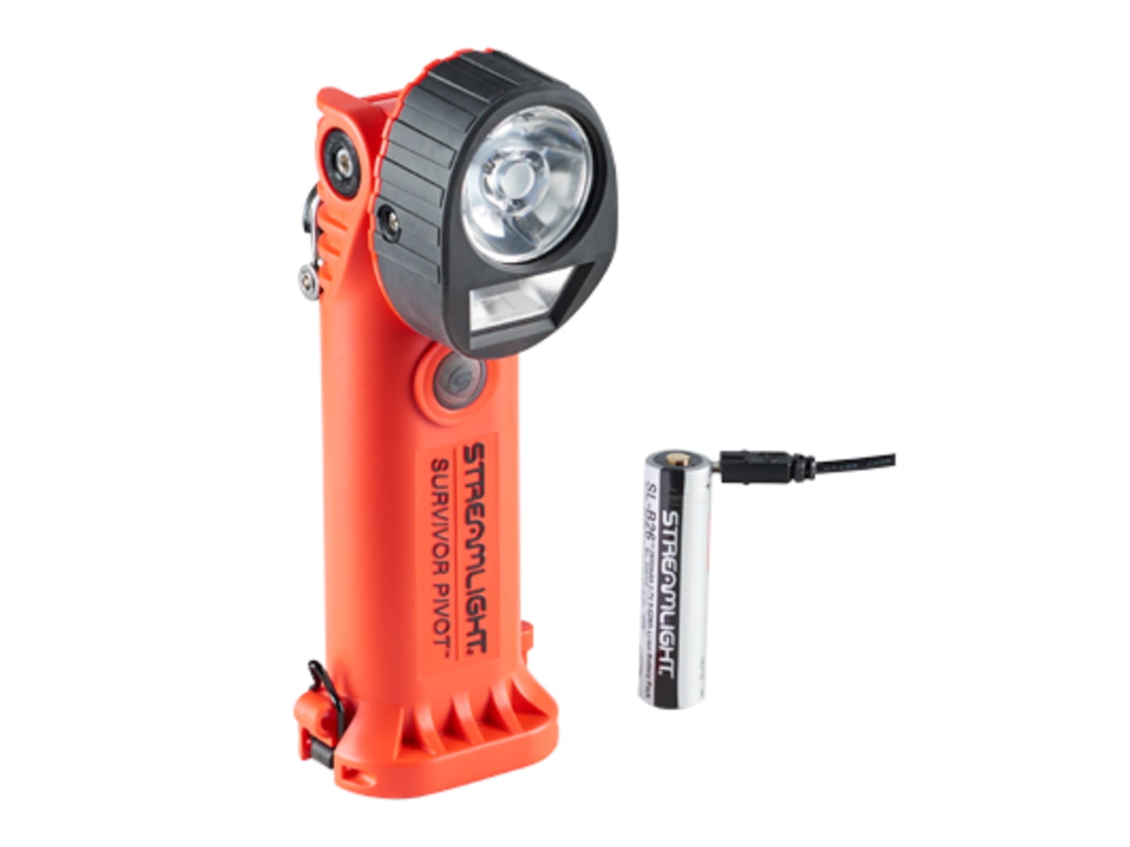 Streamlight Survivor Pivot USB LED Flashlight, Rechargeable, 325 Lumens ...