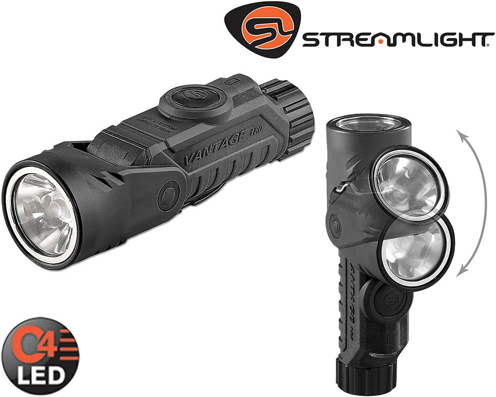 Streamlight Vantage 180 Right Angle Handheld Flashlight w/ Helmet ...