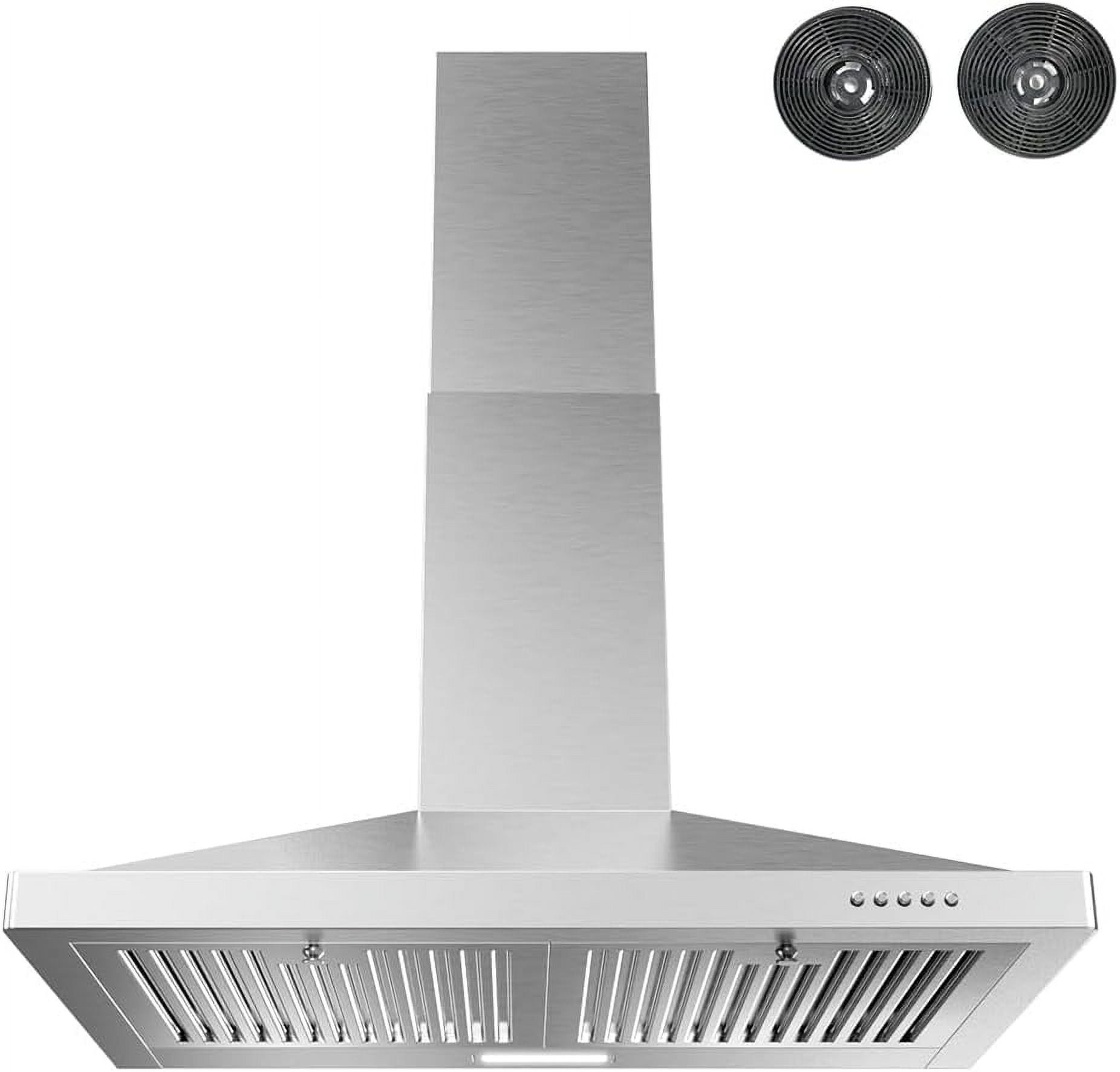 Streamline 30 in. Bernardo Convertible Wall Mount Range Hood in Brushed ...