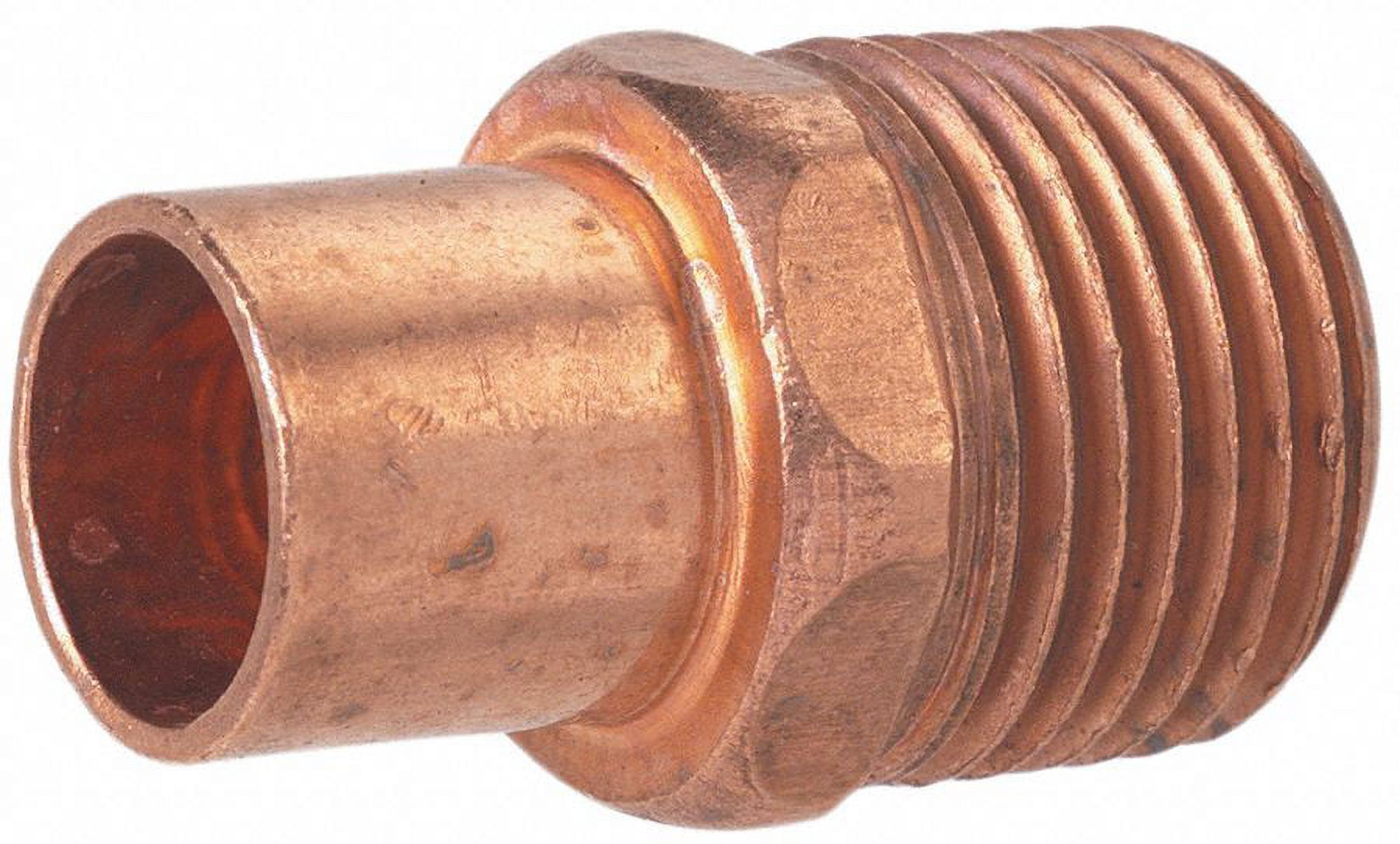 Streamline Adapter,Wrot Copper,3/4" Tube,FTGxMNPT W 01446 - Walmart.com