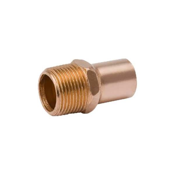 Streamline Adapter,Wrot Copper,3/4" Tube,FTGxMNPT W 01446 - Walmart.com
