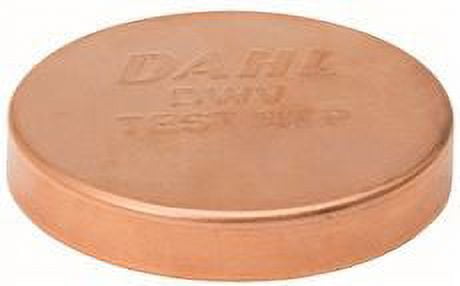 Streamline DWV Test Cap,Wrot Copper,1/2" Tube,CxC W 07634 - Walmart.com
