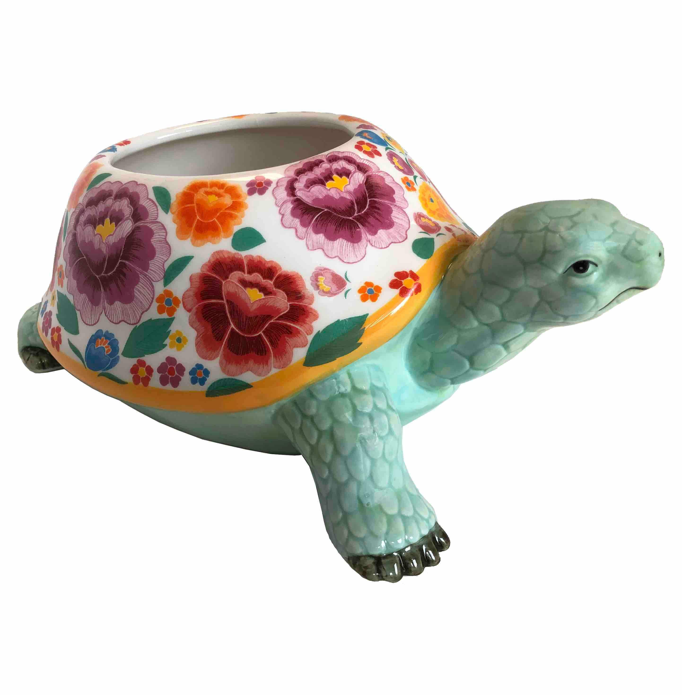 Streamline Imagined Blooming Turtle Planter - Walmart.com