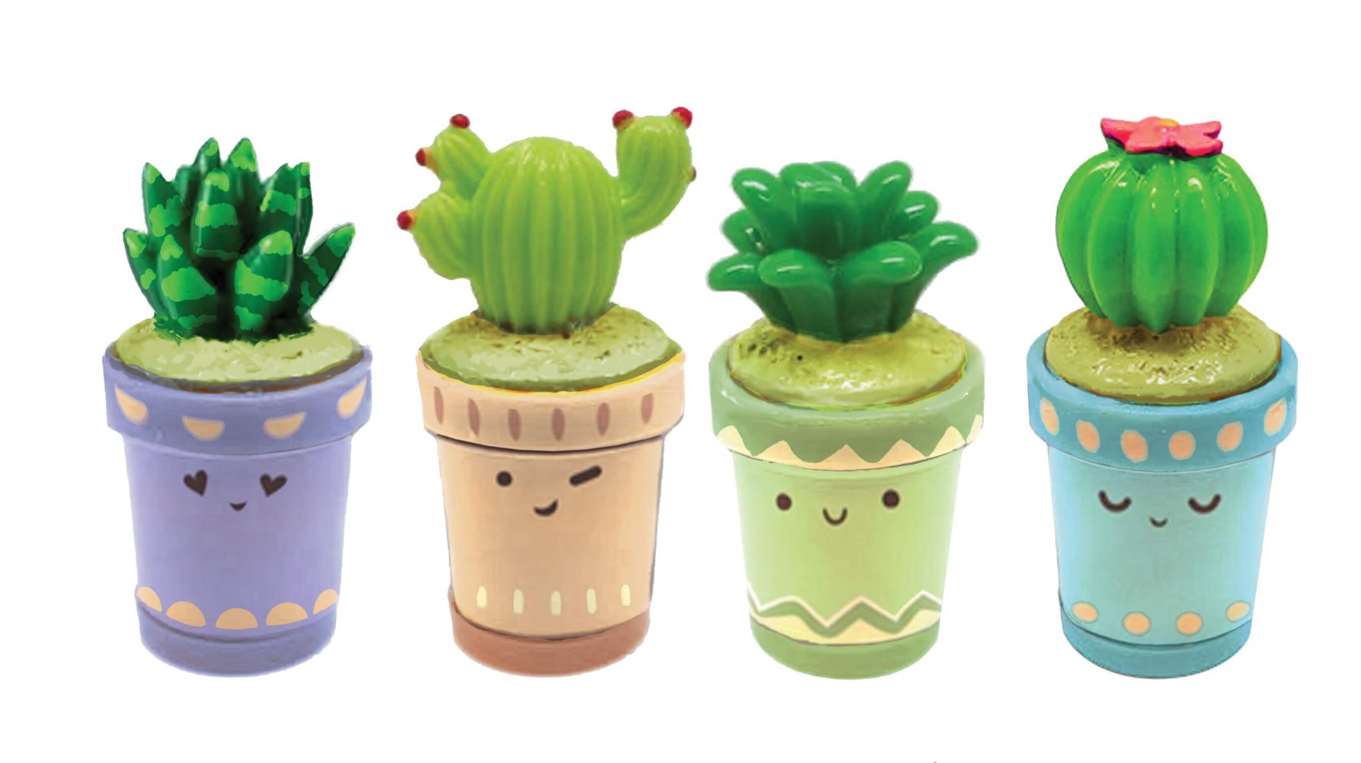 Cutie Cactus Shaped Lip Balm for Repair and Nourishment, Vanilla ...