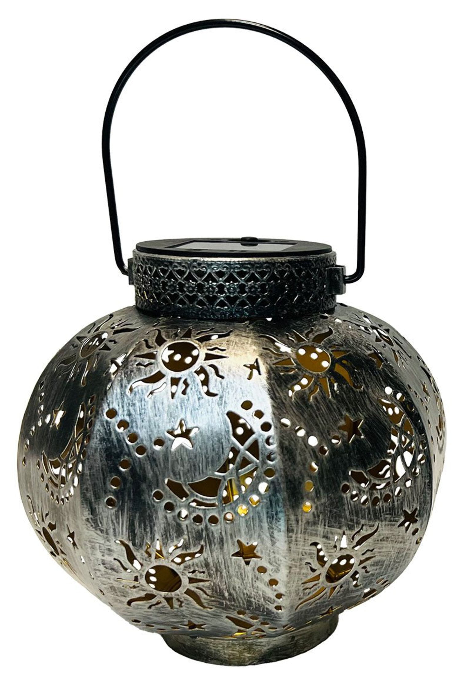 Streamline Imagined Garden Solar Light - Sun Moon - Walmart.com