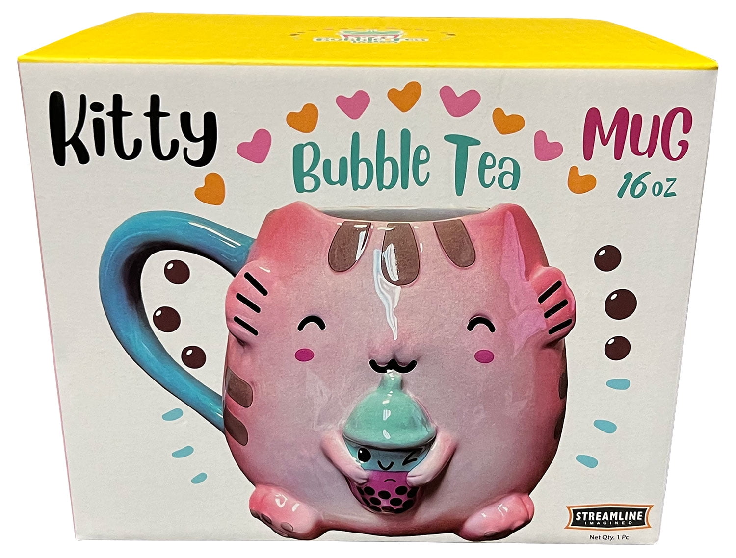 Streamline Imagined Sippin' Kitty Bubble Tea Mug - Walmart.com