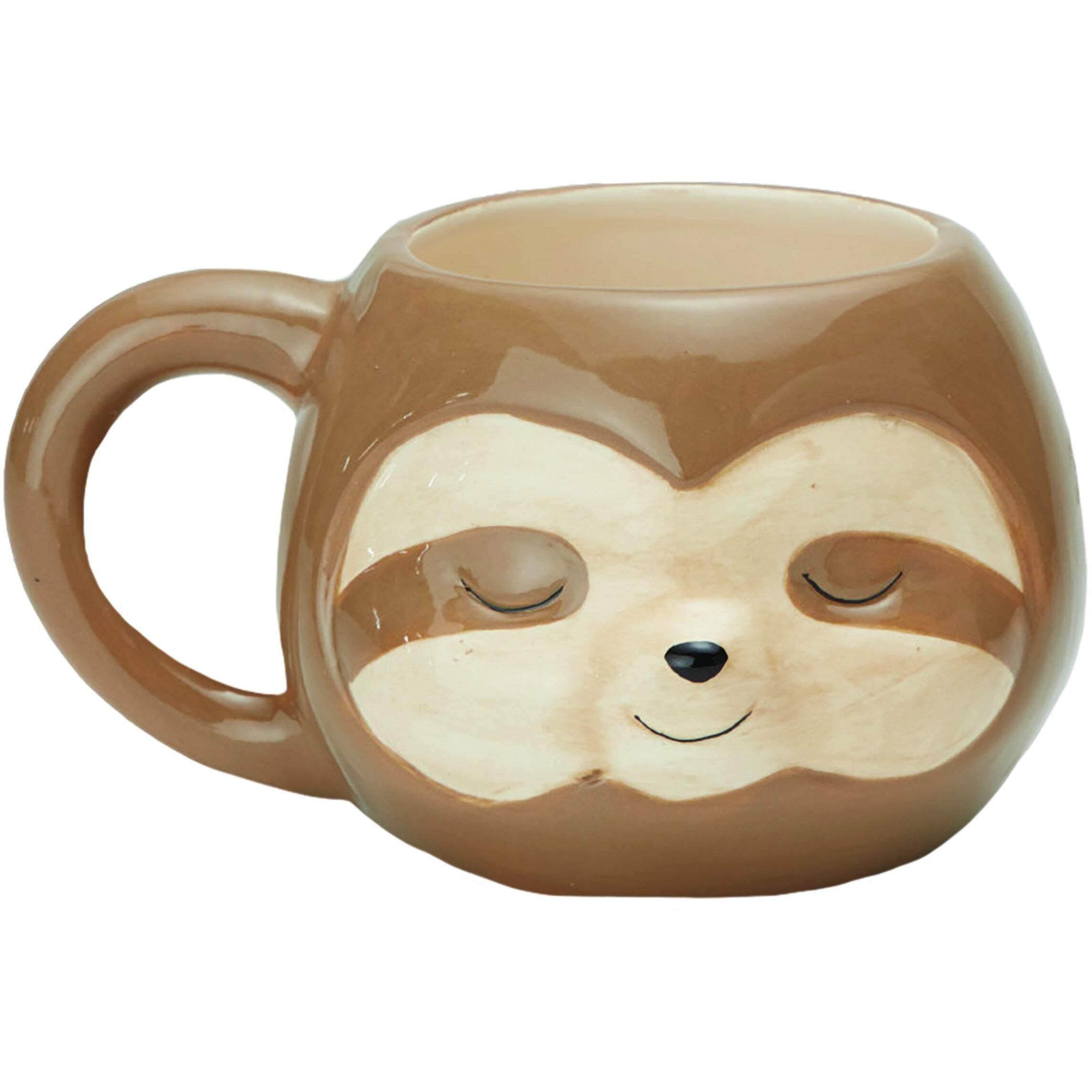 Streamline Ceramic Sloth Mug, Cute Animal Coffee Cup, 16 Ounces ...