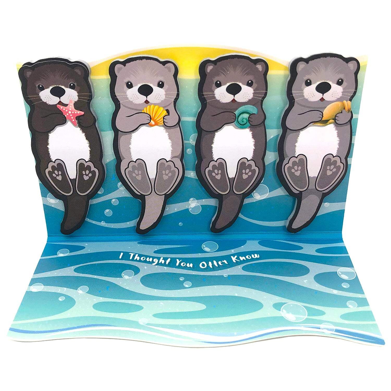 Streamline Imagined You Otter Know Memo Tab Set, 80 Sticky Tabs, 4 ...
