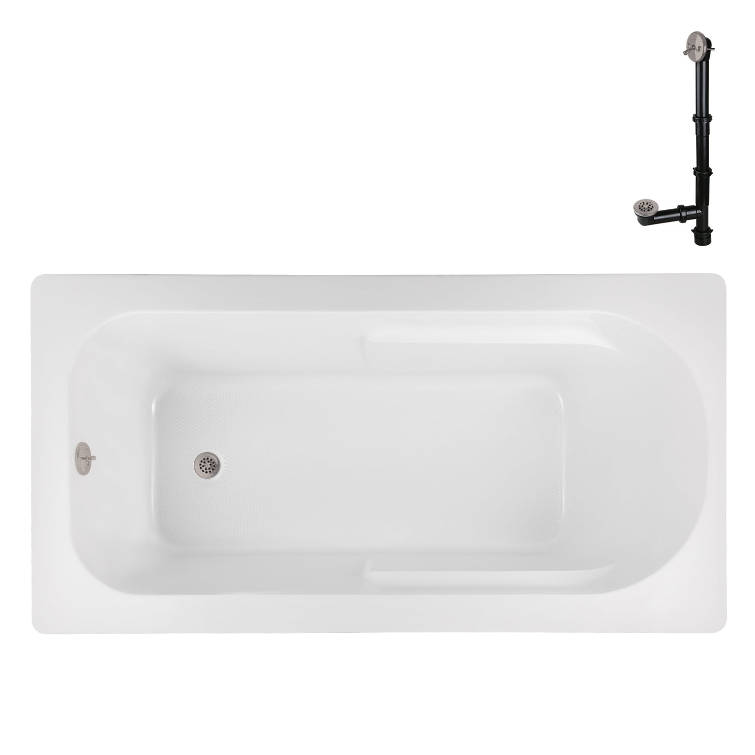 Streamline N-4300-742-BNK 66 in. x 34 in. Acrylic Soaking Drop-In ...
