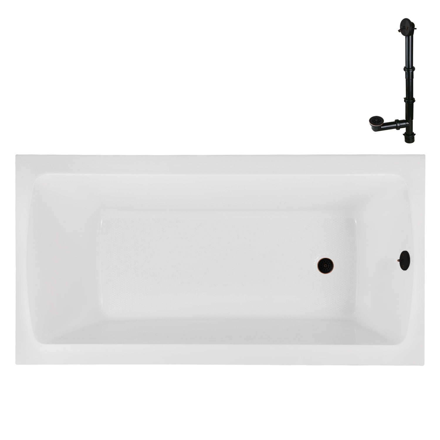 Streamline N-4340-748-ORB 60 in. x 32 in. Acrylic Soaking Drop-In ...