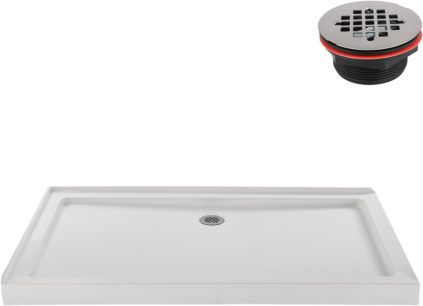 Streamline NT-354-600-RH 60 in. x 30 in. Corner Acrylic Shower Base in ...