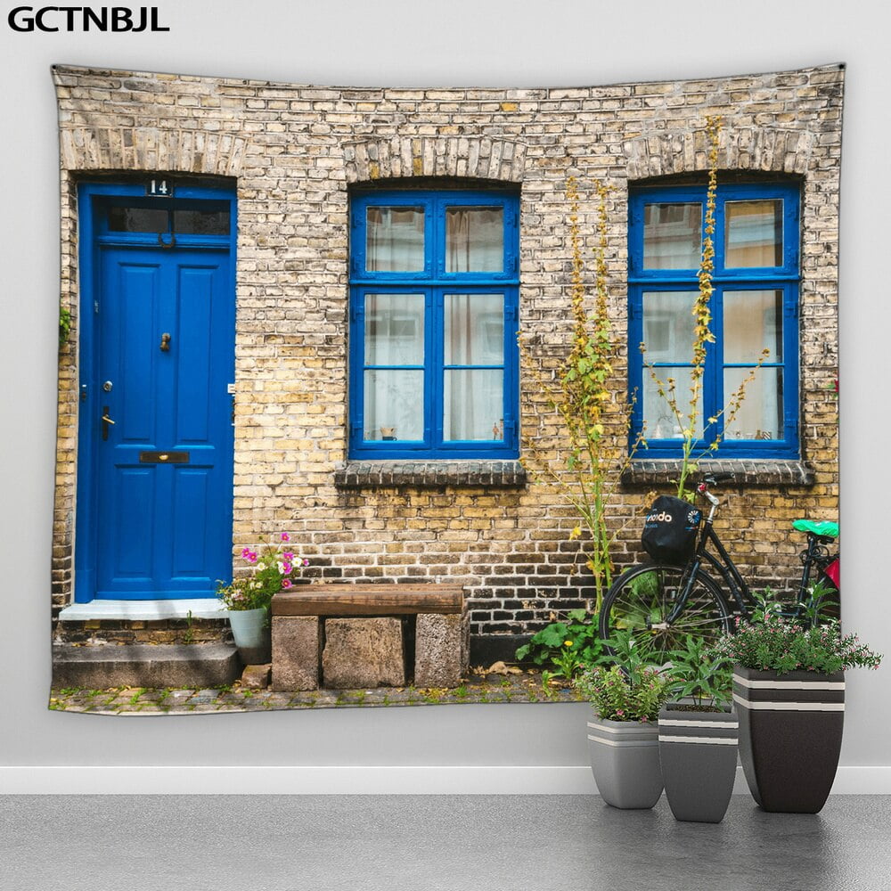 Street Alley Printing Decorative Wall Art Mandala Tapestry Wall Hanging ...