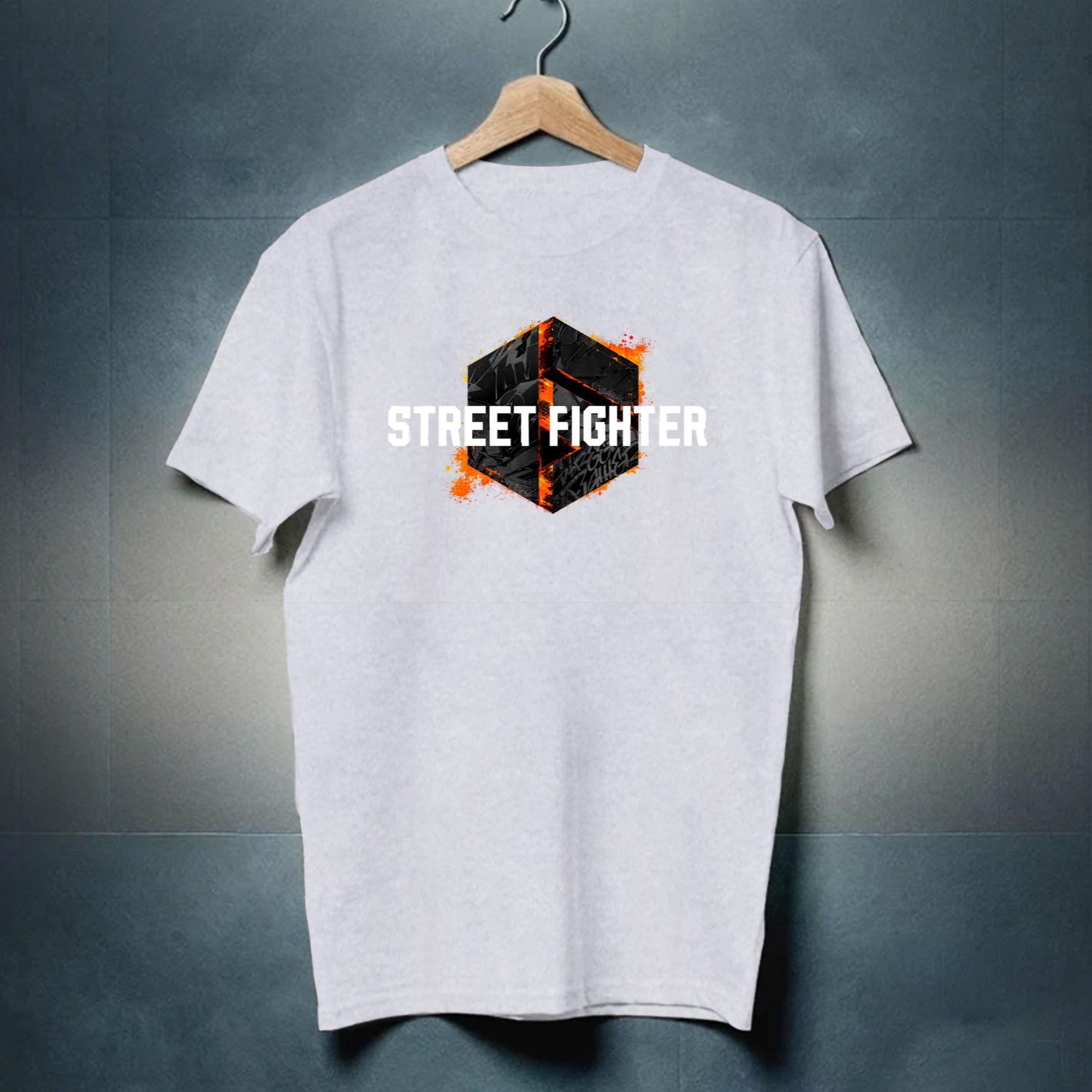 Street Fighter 6 Capcom Video Game Grafitti Logo Men's T-Shirt-TH31099 ...