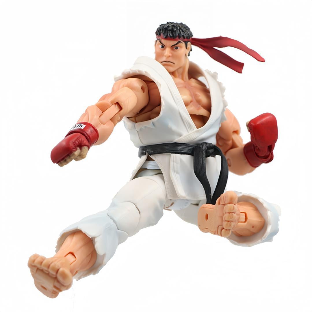 Street - Fighter 7" Ryu Figure Action Figure, Toys for Fans (White ...