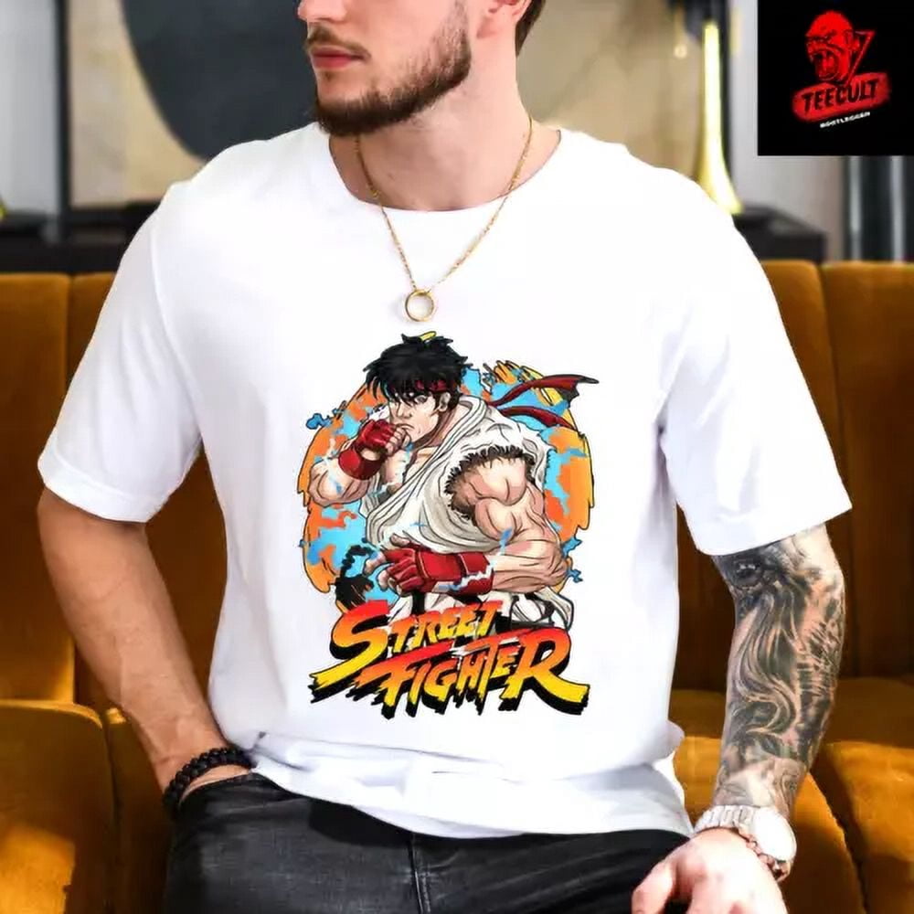 Street Fighter 90S Retro Video Gamer Tee | Unisex Cotton Gaming Tshirt ...
