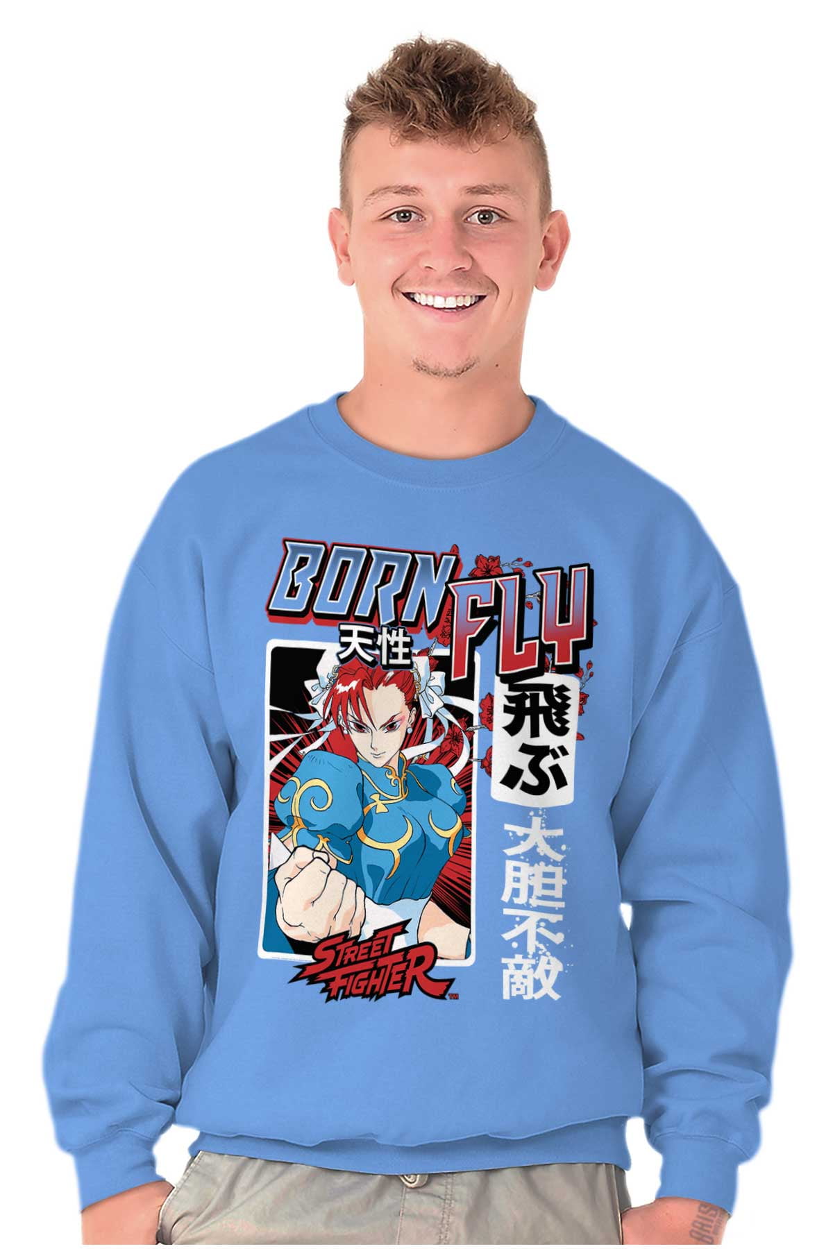 Street Fighter Chun Li Born Fly Unisex Plus Size Sweatshirt Brisco ...
