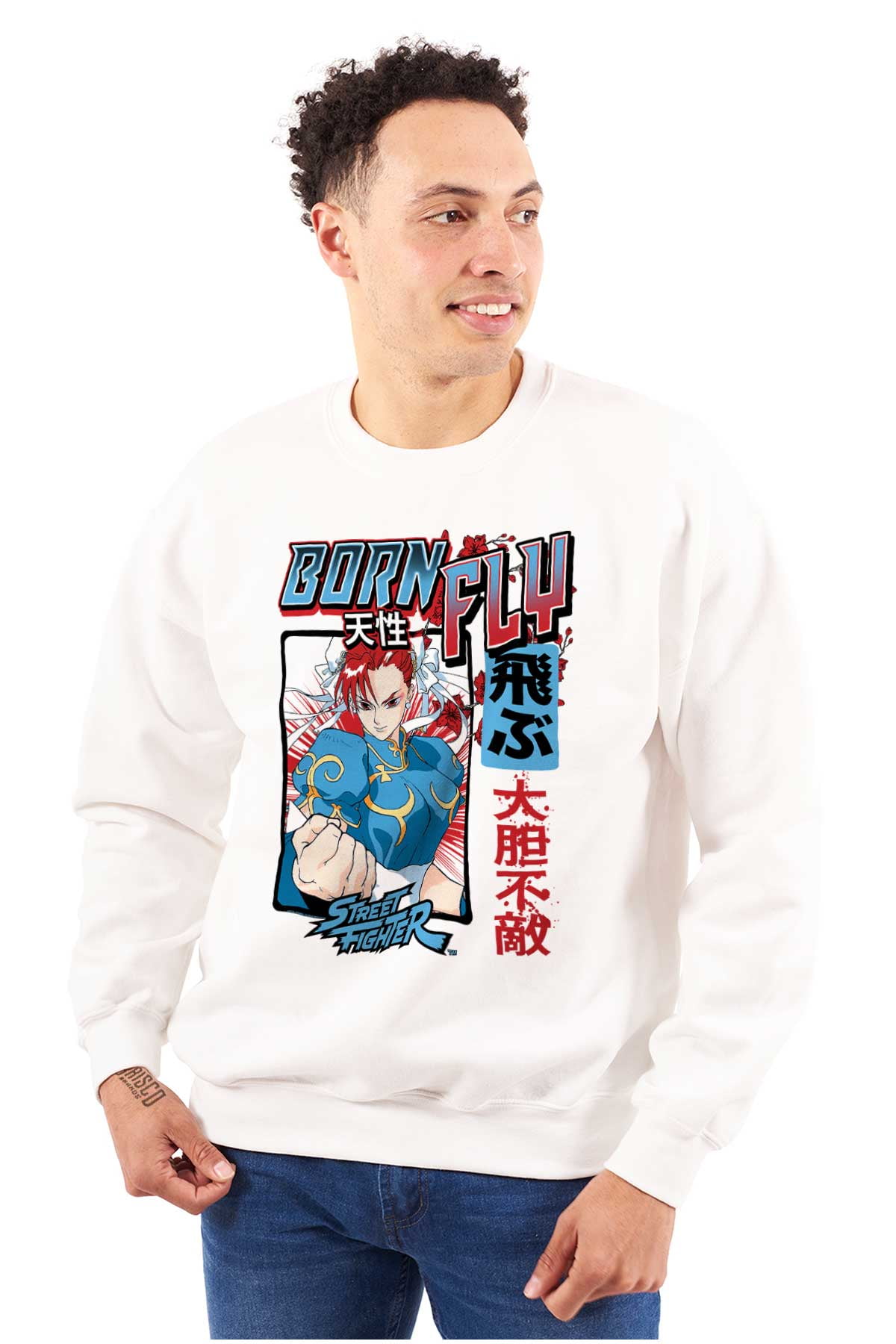 Street Fighter Chun Li Born Fly Sweatshirt for Men or Women Brisco ...