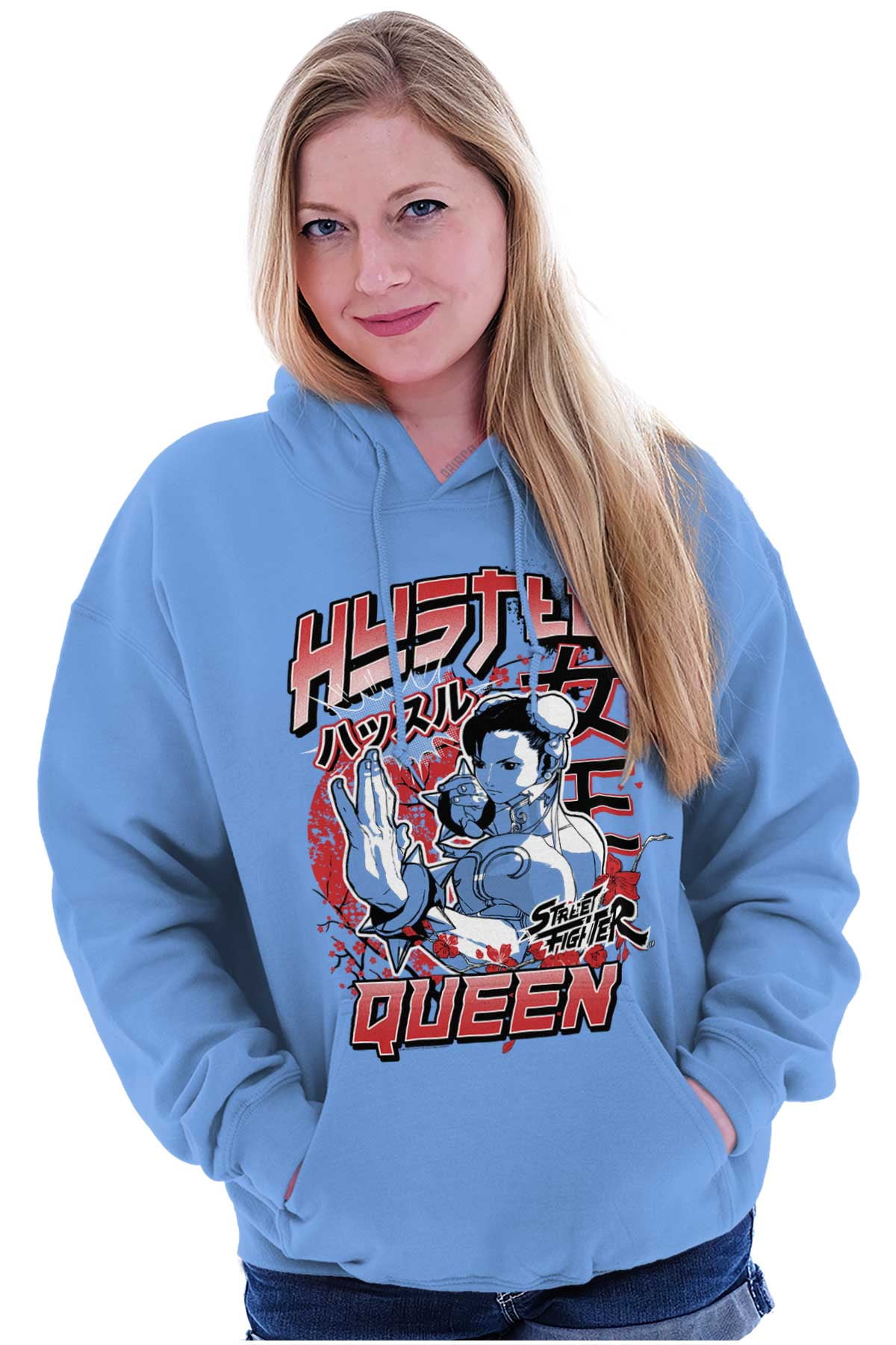 Street Fighter Chun Li Hustle Queen Hoodie Sweatshirt Women Brisco ...