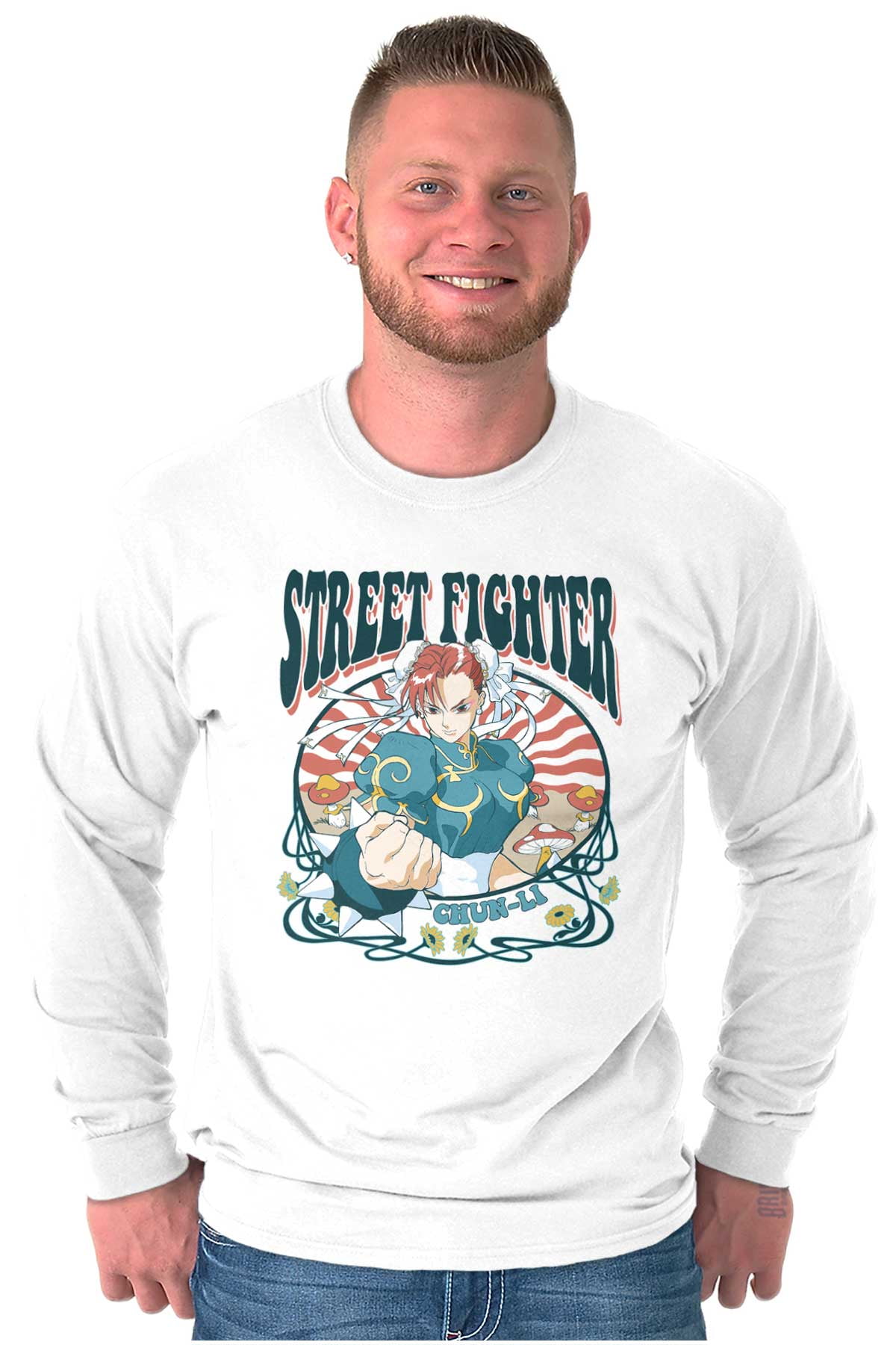Street Fighter Chun Li Spring Foliage Long Sleeve TShirt Men Women ...