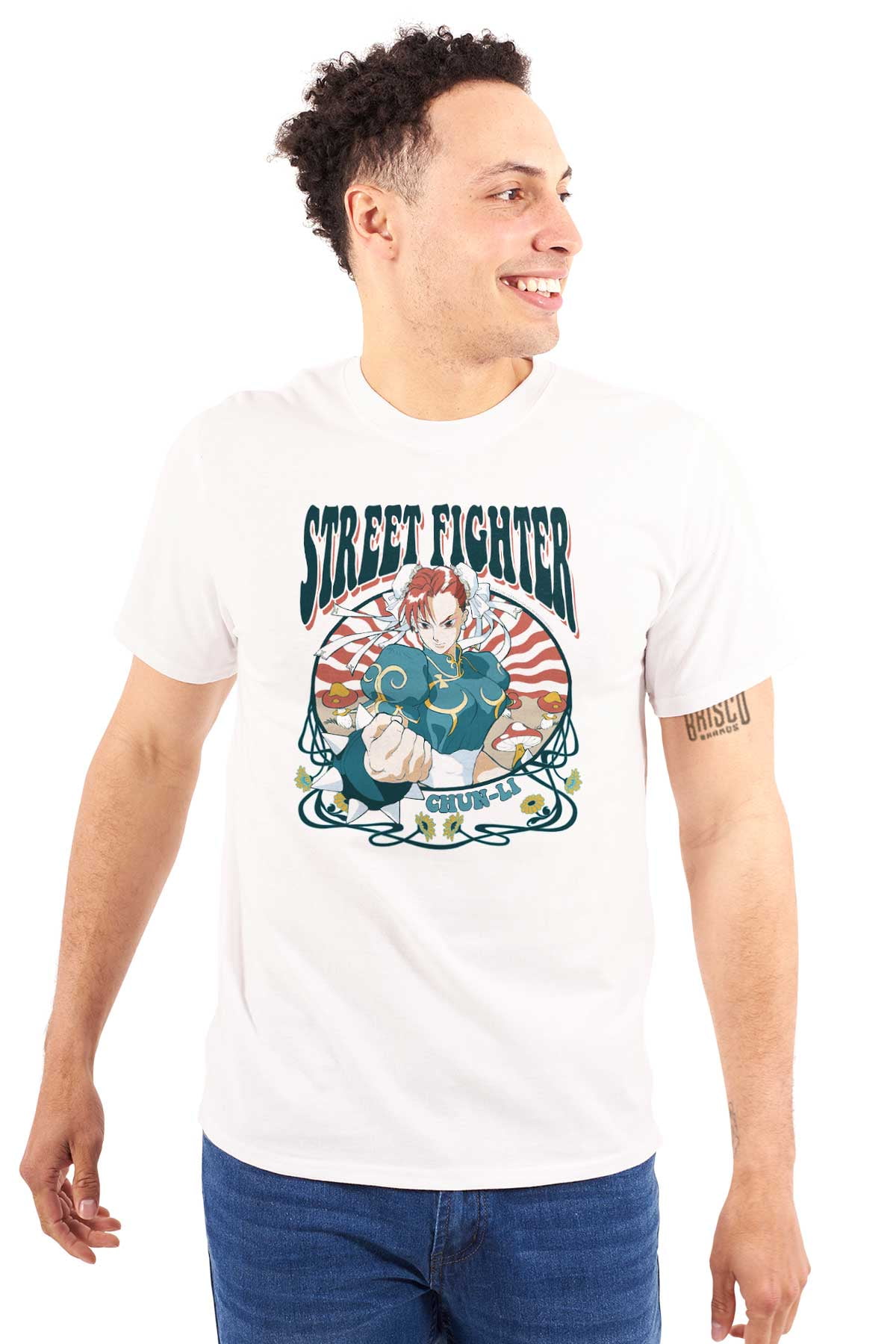 Street Fighter Chun Li Spring Foliage Men's Graphic T Shirt Tees Brisco ...