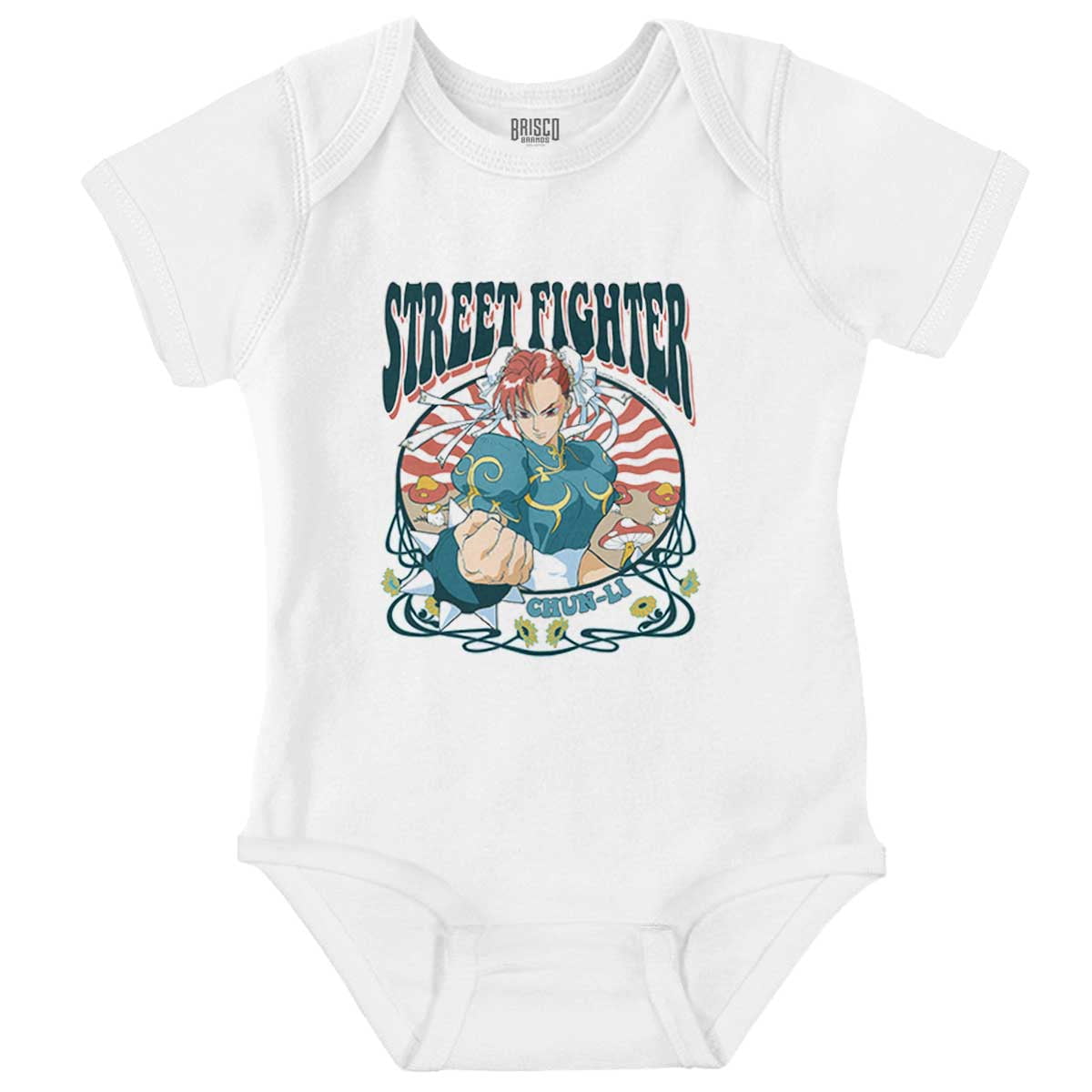 Street Fighter Chun Li Spring Foliage Romper Boys or Girls Infant Baby ...
