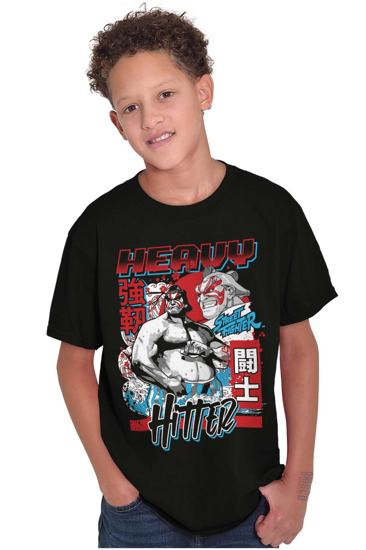 Street Fighter E Honda Heavy Hitter Crewneck T Shirts Boy Girl Teen ...