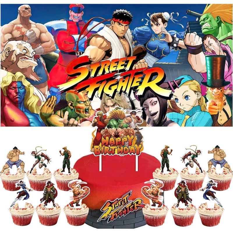 Street Fighter/Fighter Game Latex Balloons Party Supplies Decorations ...