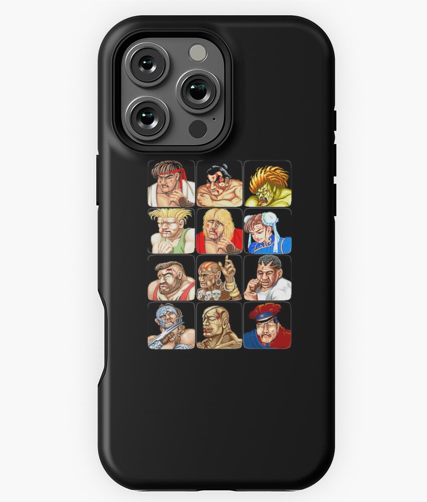 Street Fighter Game Retro Arcade Fan Phone Case for iPhone 16 15 14 13 ...