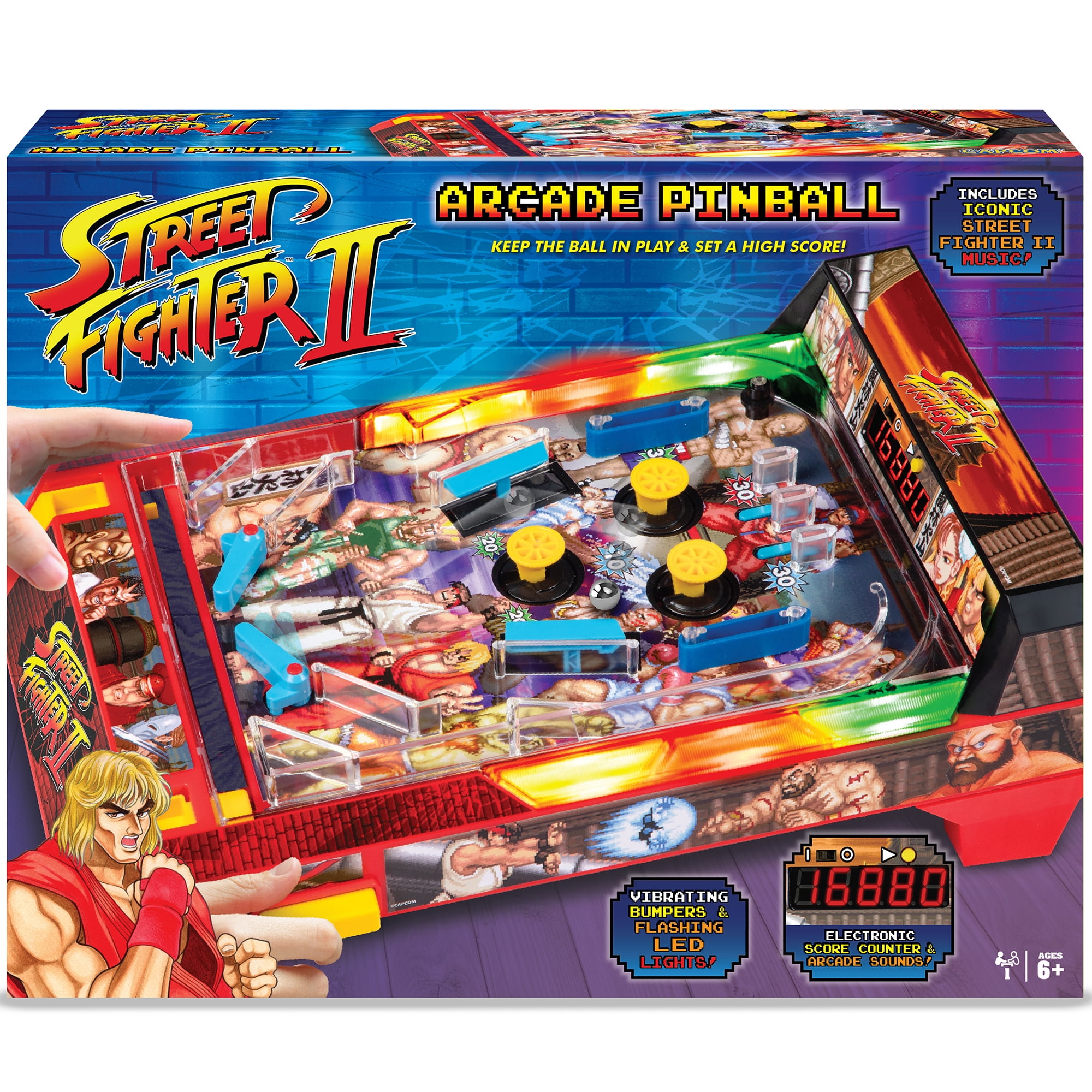 Street Fighter II: Arcade Pinball - Premium Series, Lights & Sounds ...