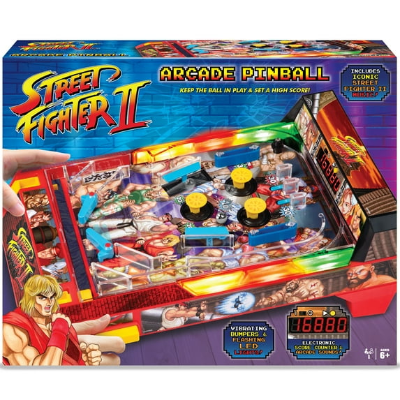Street Fighter II: Arcade Pinball - Premium Series, Lights & Sounds ...