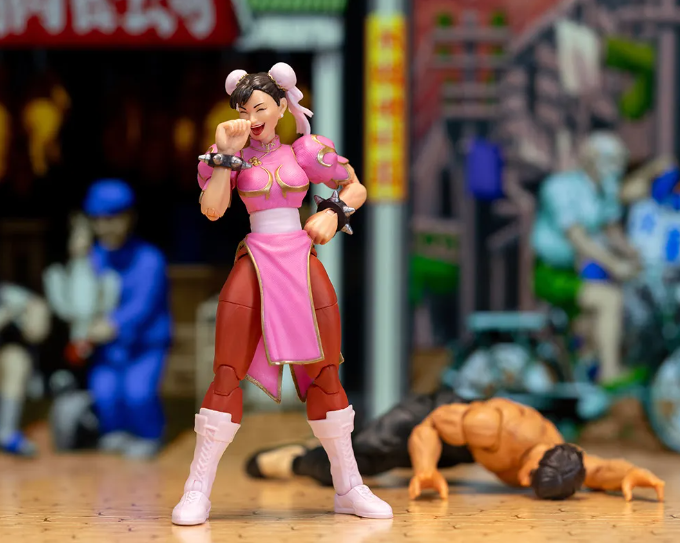 Jada Toys Ultra Street Fighter II Chun-Li Special Deluxe Action Figure ...