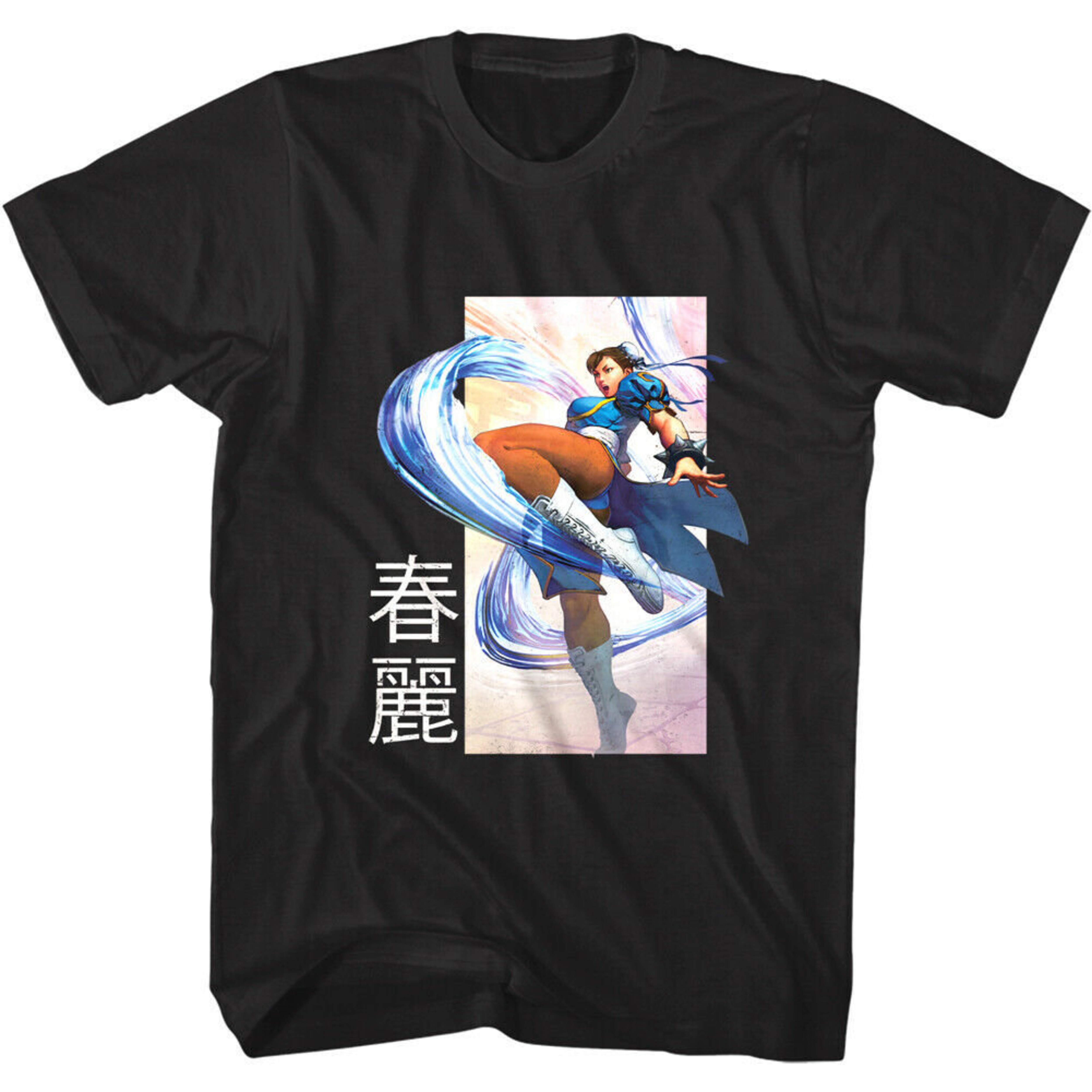 Street Fighter Men's T-shirt Chun Li Lightning Kick Graphic Tees ...