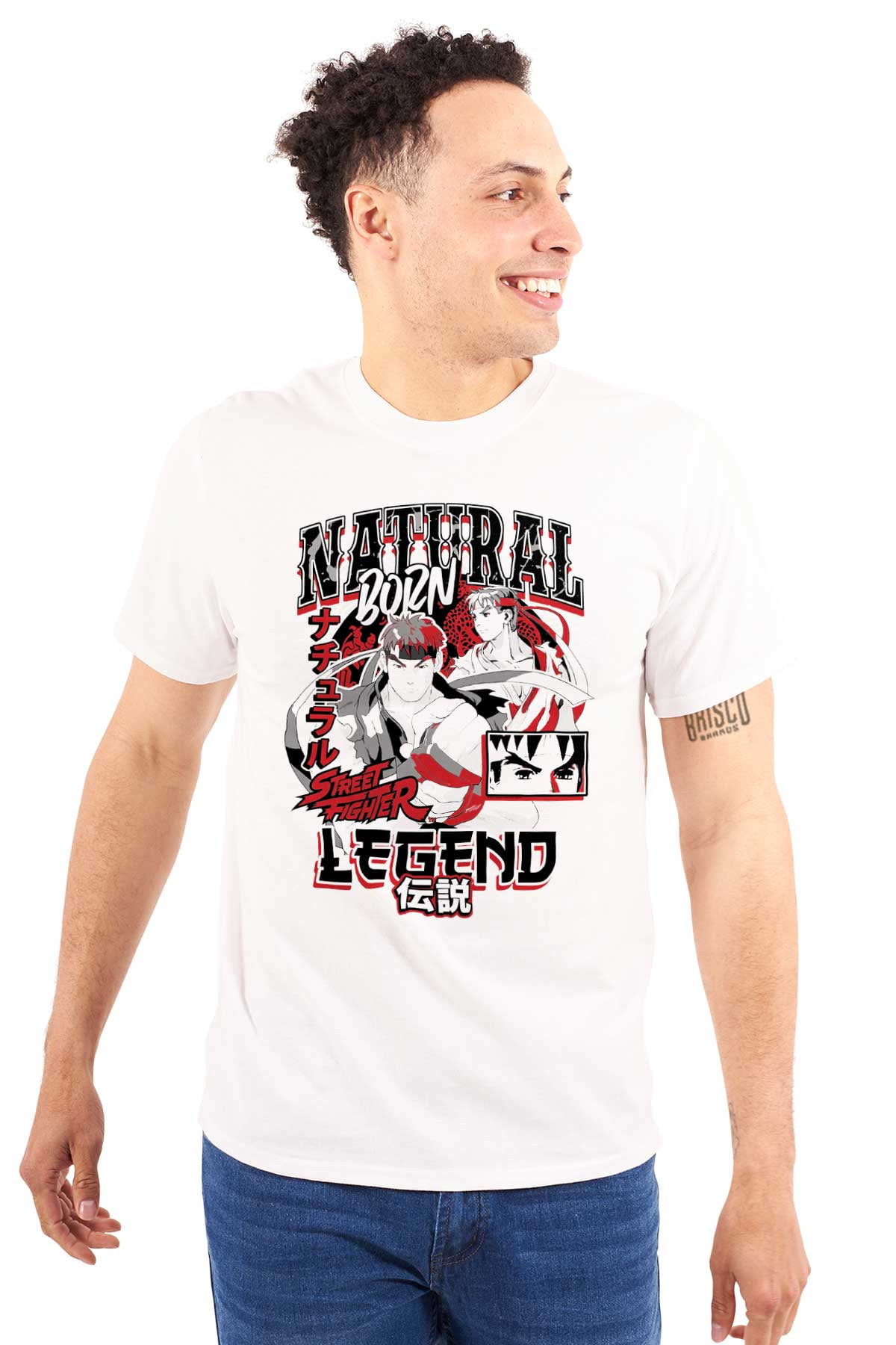 Street Fighter Natural Born Legend Unisex Plus Size Graphic Tee Brisco ...