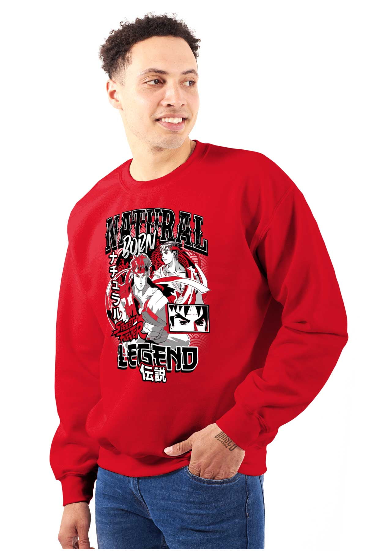 Street Fighter Natural Born Legend Unisex Plus Size Sweatshirt Brisco ...