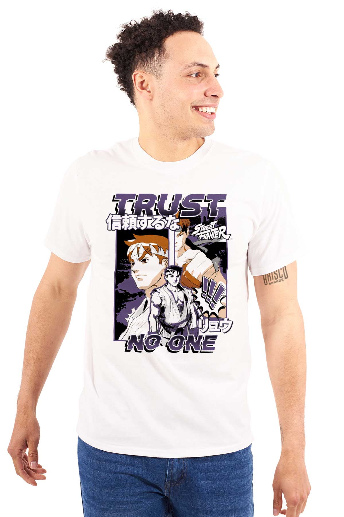 Street Fighter Ryu Trust No One Unisex Plus Size Graphic Tee Brisco ...