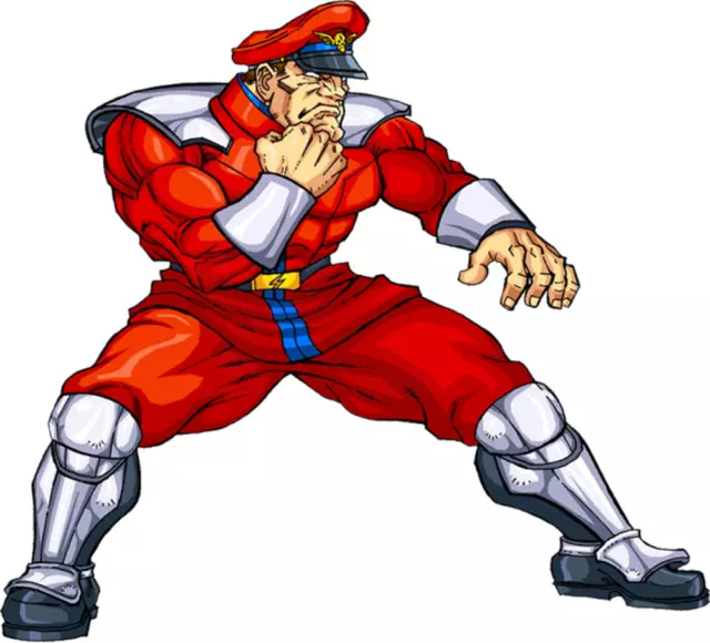 Street Fighter Sticker M Bison Phone Decal Water Bottle Stickers Car ...