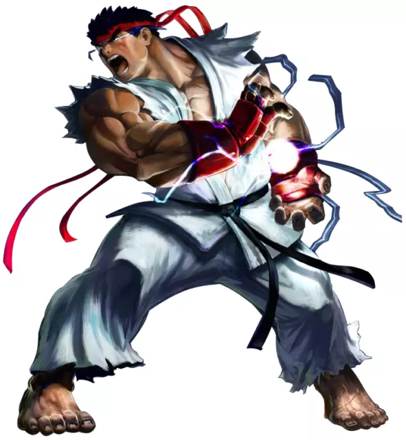 Street Fighter Sticker Ryu Phone Decal Water Bottle Stickers Car Decals ...