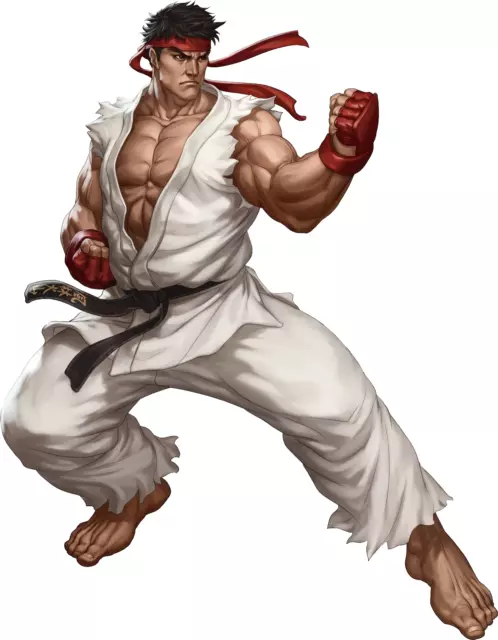 Street Fighter Sticker Ryu Phone Decal Water Bottle Stickers Car Decals ...