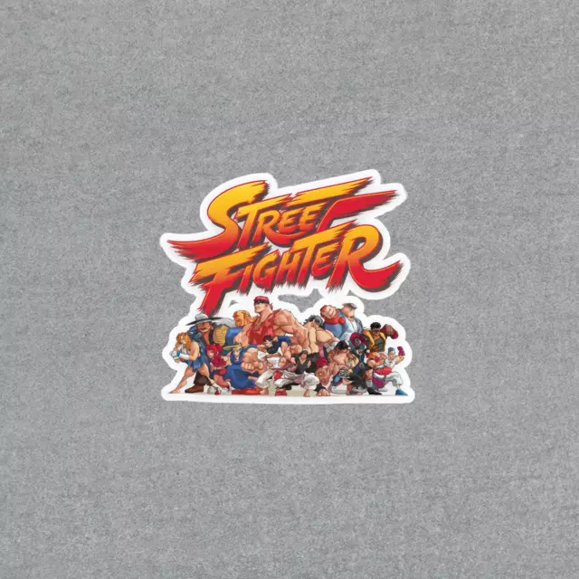 Street Fighter Video Game Retro Sticker Decal For Gamers & Fansphone ...