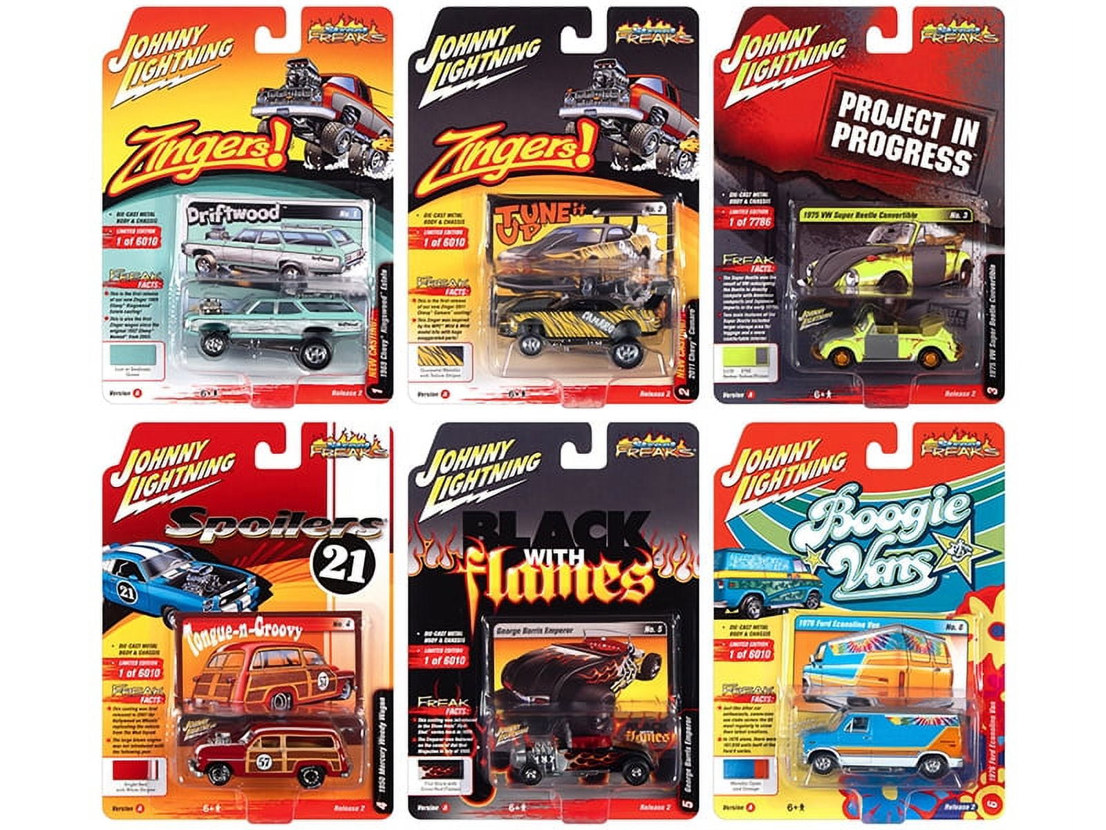 "Street Freaks" 2021 Set A of 6 Cars Release 2 1/64 Diecast Model Cars ...