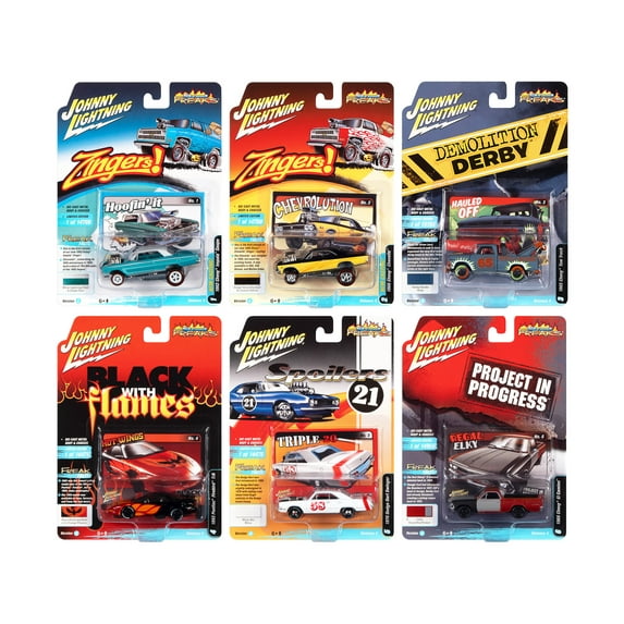 "Street Freaks" 2021 Set A of 6 Cars Release 4 1/64 Diecast Model Cars ...