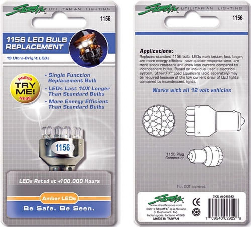 Street Fx Lighting 1045542 Utilitarian Lighting 1156 Replacement Bulbs ...