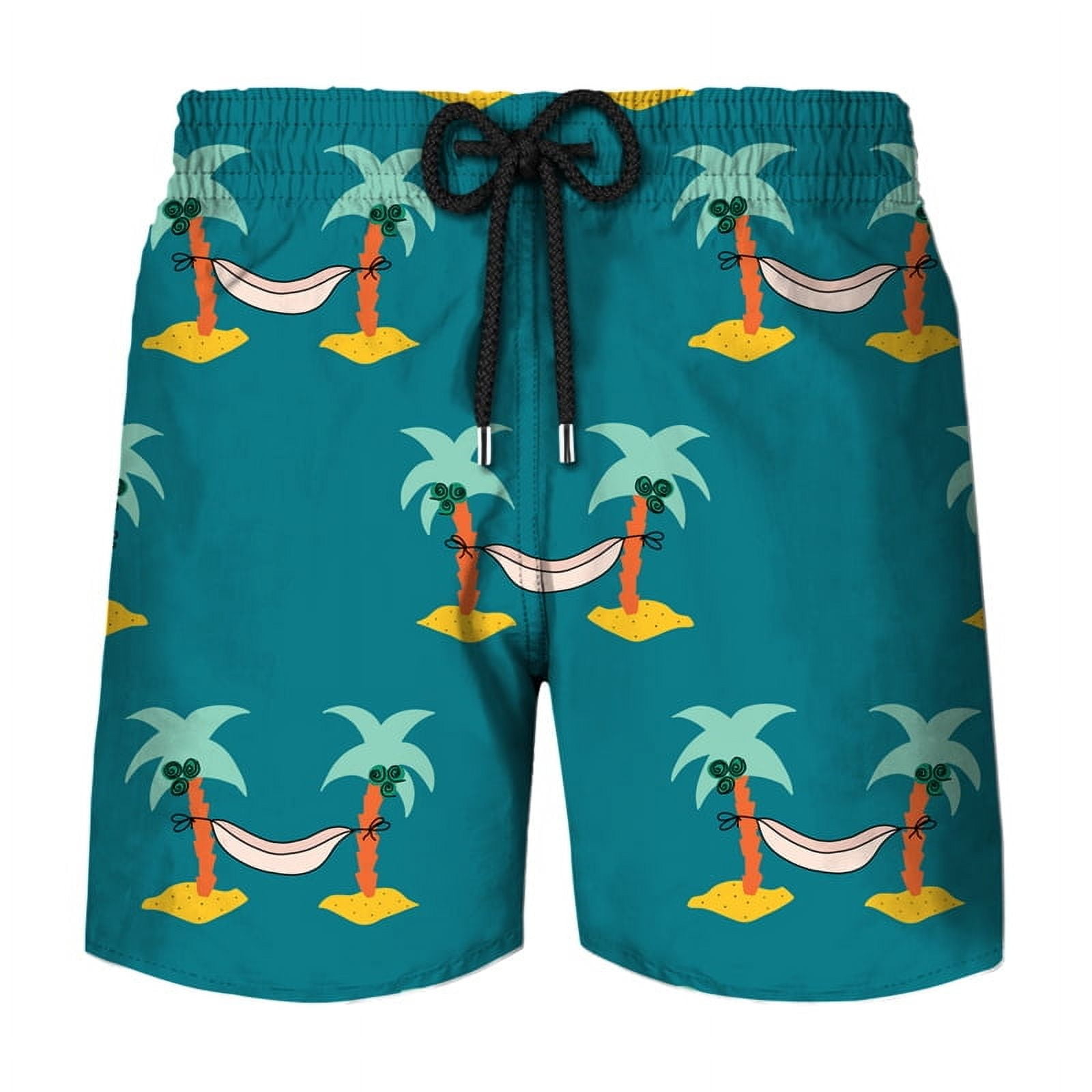 Street Graffiti Graphic Beach Shorts Men Sumemr Hawaii Surf Board ...