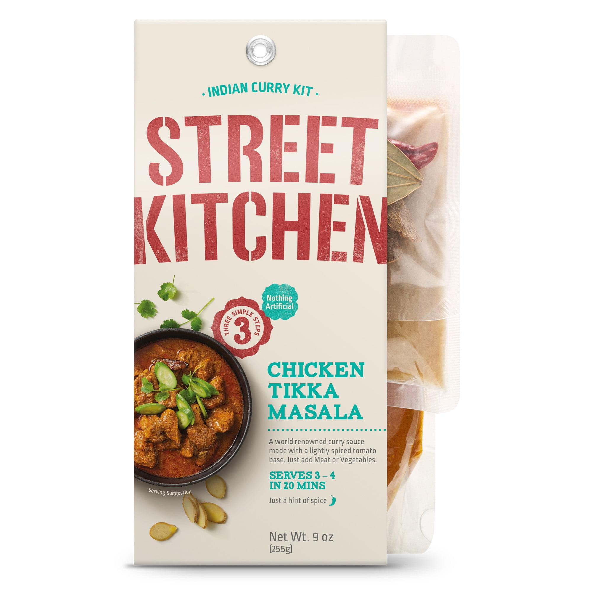 Street Kitchen Chicken Tikka Masala Indian Meal Kit, 9 oz, Shelf Stable ...