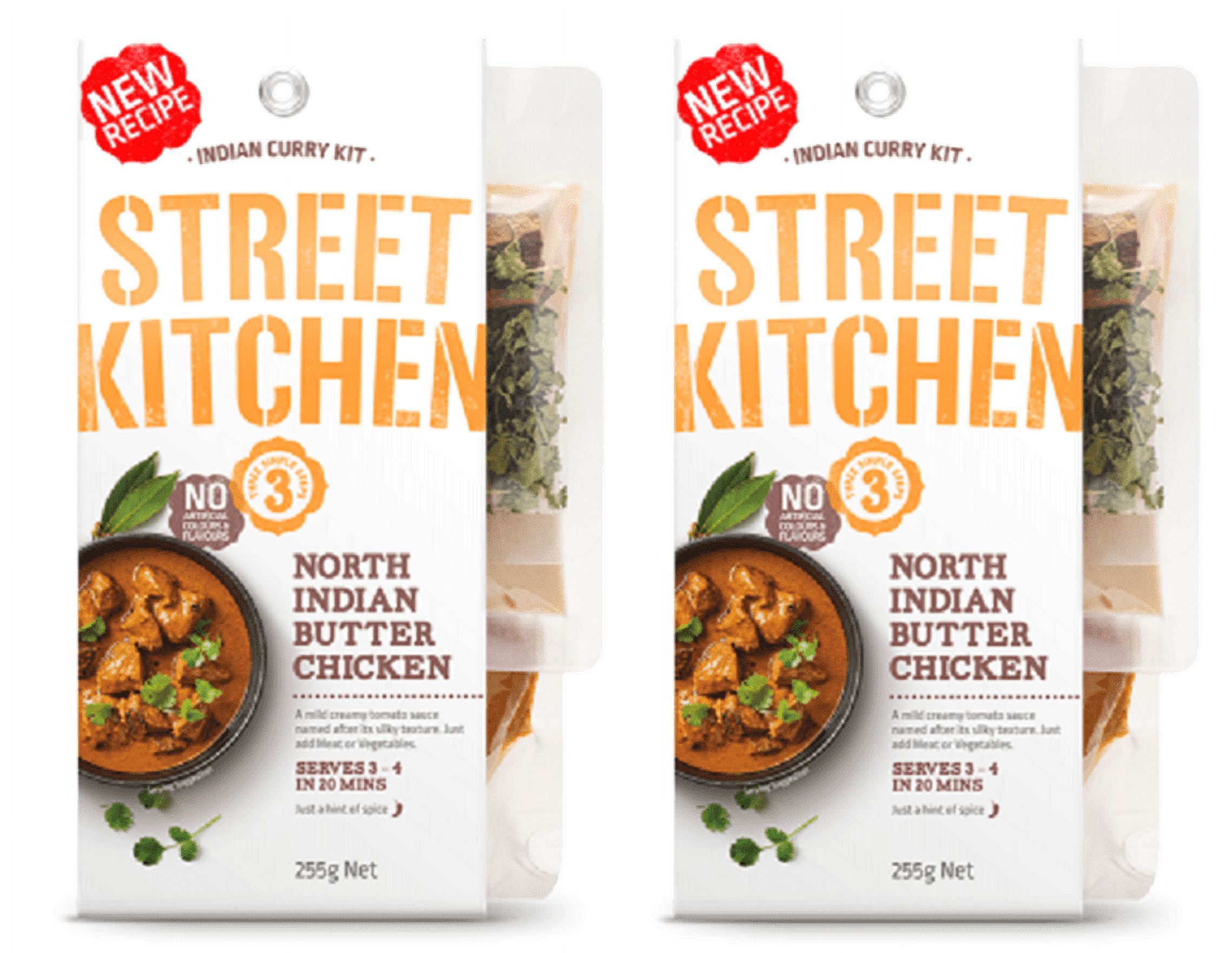 Street Kitchen Indian Butter Chicken Kit, 2-Pack 9 oz. Package ...