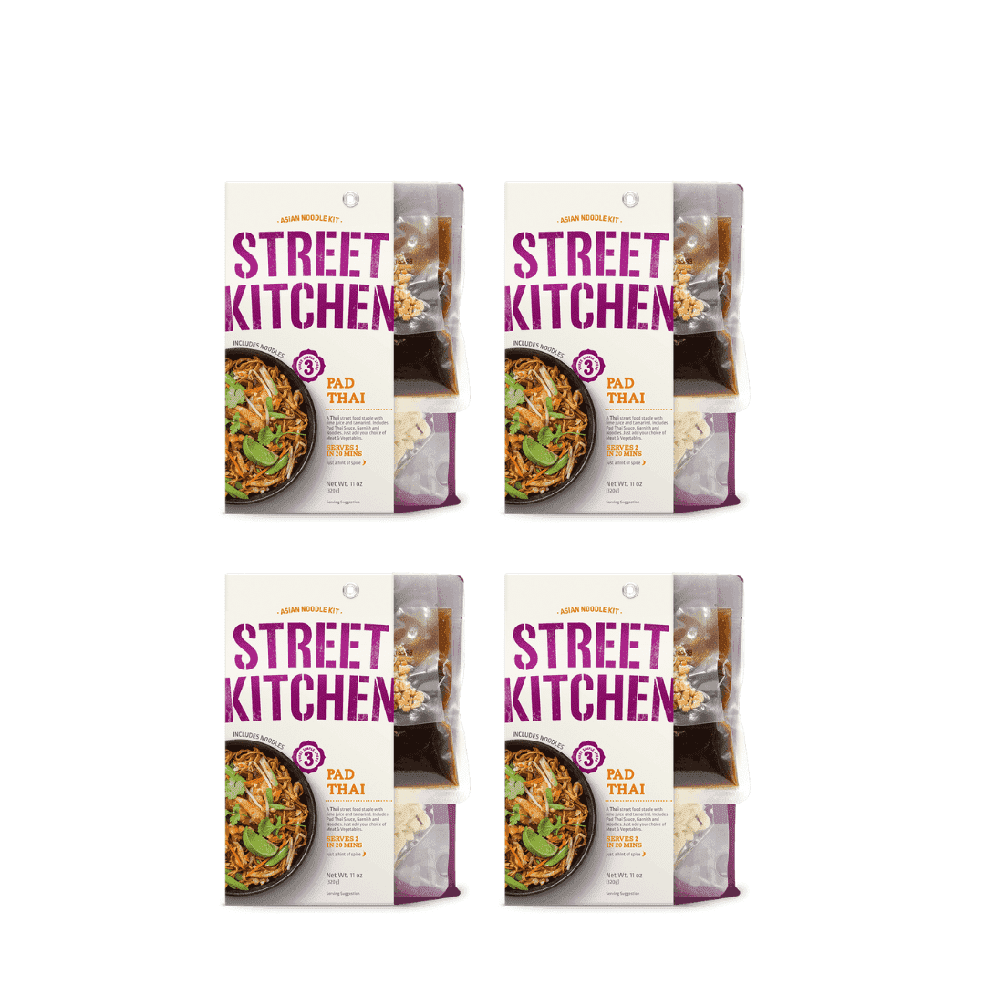 Street Kitchen Pad Thai Noodles - Asian Noodle Kit - Authentic ...